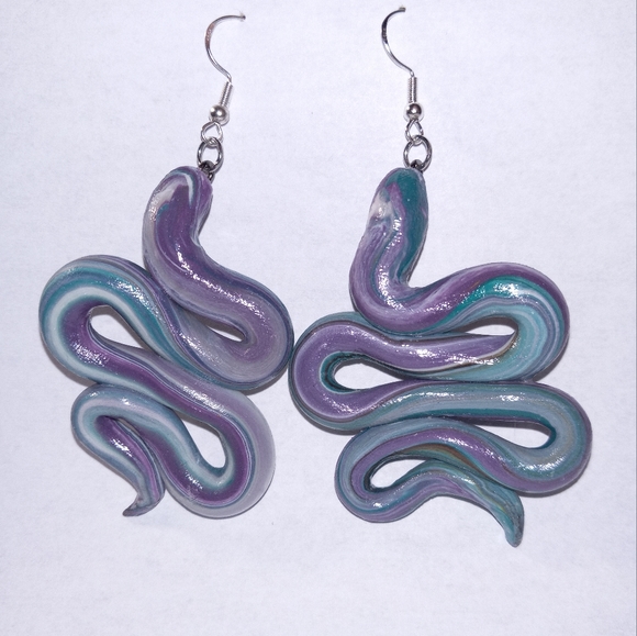 Jewelry | Pastel Snakes Earrings | Poshmark